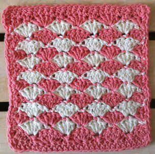 #15 Simple Shells Crochet Dishcloth
