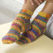 Free Crochet Heart & Sole Socks Pattern from RedHeart.com
