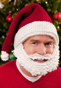 Free Santa Hat & Beard from RedHeart.com